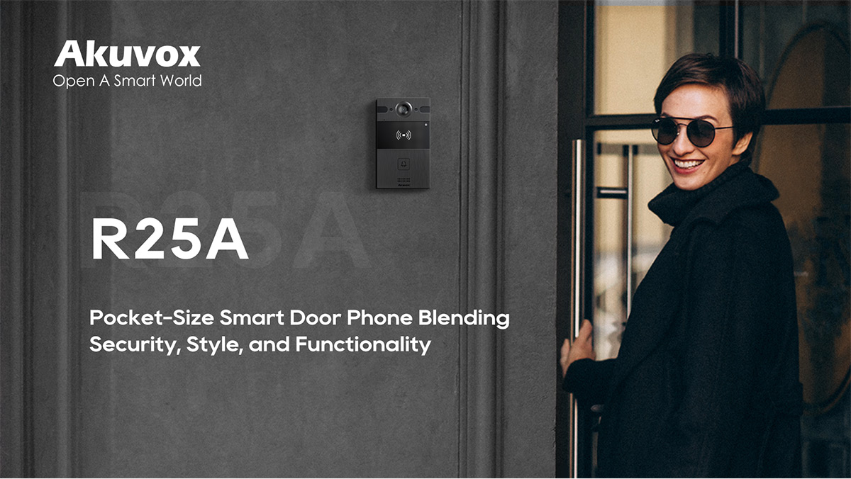 آیفون تصویری هوشمند Akuvox مدل R25A - هوم لاک